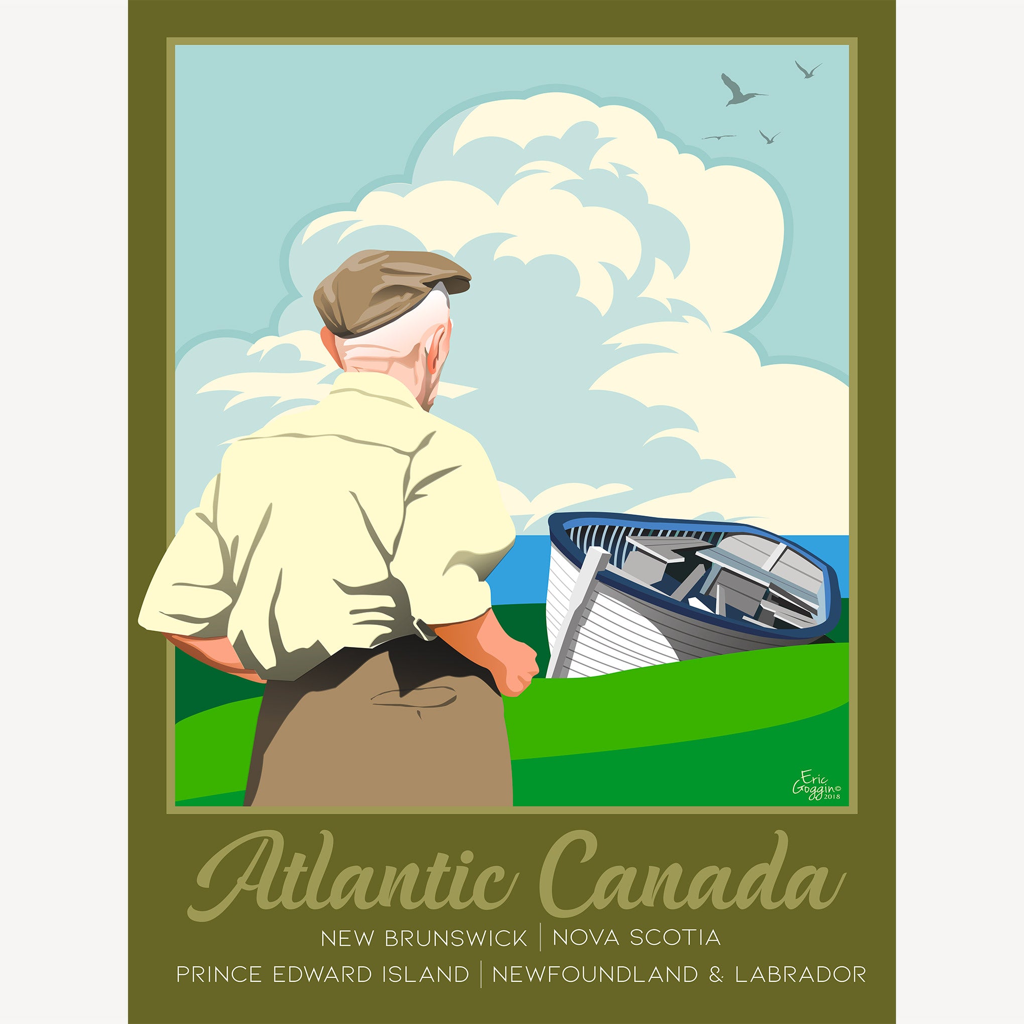 Atlantic Canada Fisherman – Destination Art